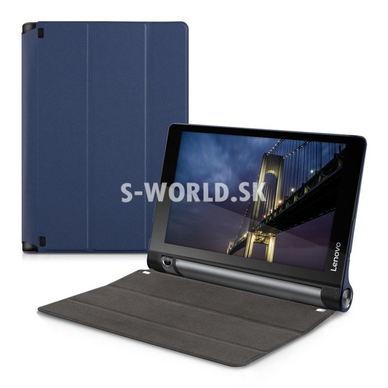 Kožený obal Lenovo Yoga Tablet 3 8inch - Ultra Slim - tmavo-modrá ...